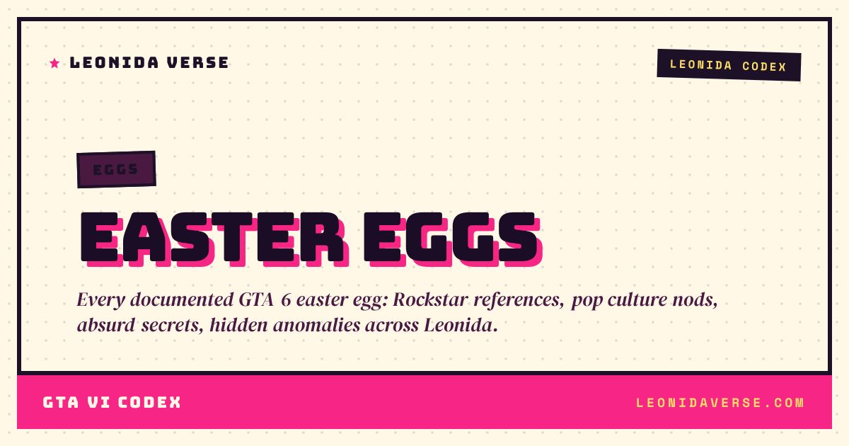 GTA 6 Easter Eggs: every secret